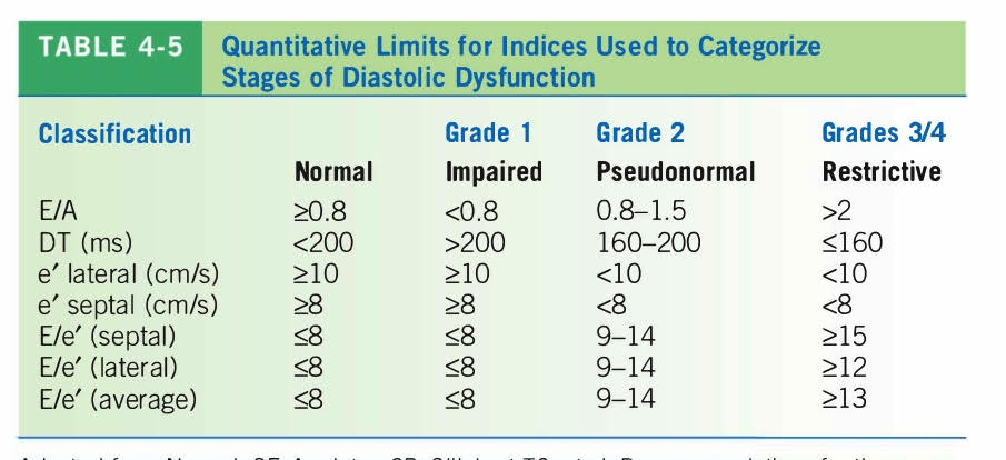 Echo Reference Values | Marc Katz MD